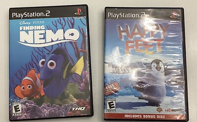 Finding Nemo and happy feet (PlayStation 2) Lot of 2 CIB 31719269396| eBay