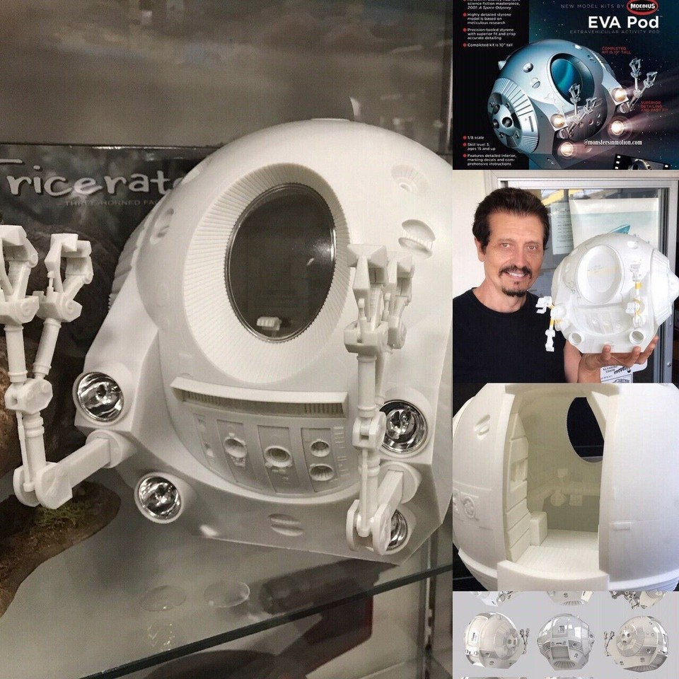 Moebius 2001: A Space Odyssey EVA Pod 1/8 Scale Model Kit SEALED ...