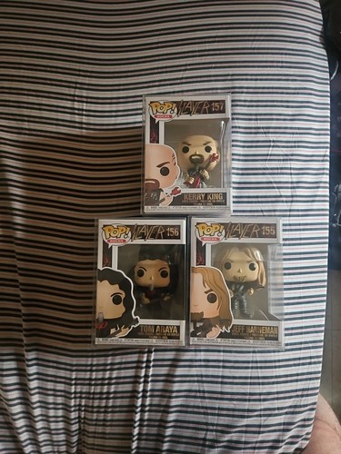 FUNKO POP ROCKS Full Set SLAYER JEFF HANNEMAN TOM ARAYA KERRY KING ...