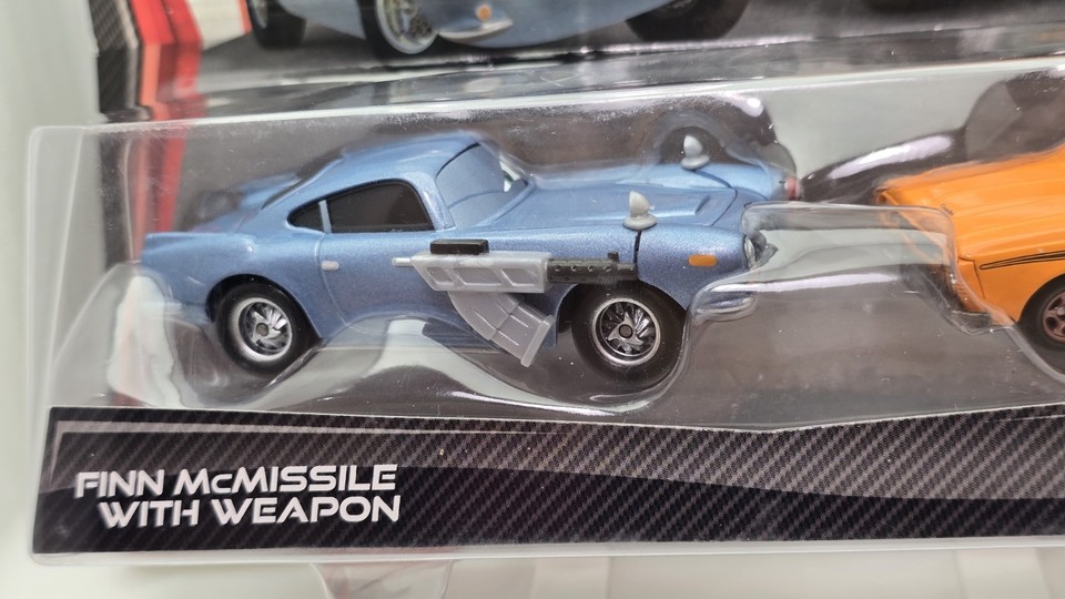 DISNEY PIXAR CARS 2 - FINN McMISSILE with WEAPON & GREM - WALMART ...
