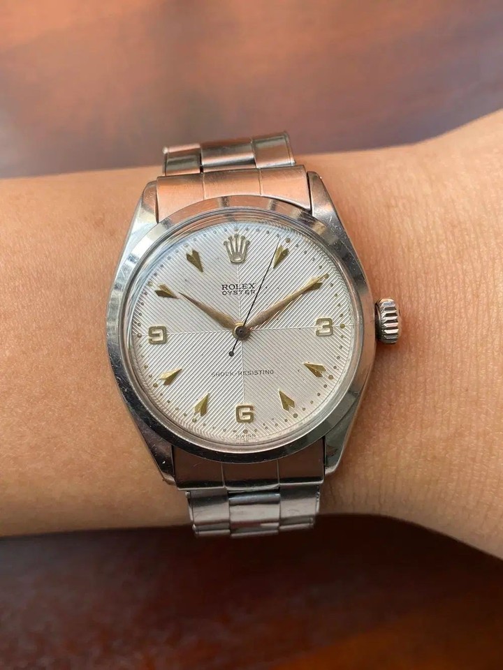 Vintage ROLEX Rolex 6480 369 Explorer Chevron Dial | eBay