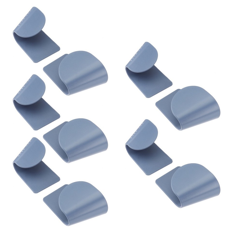5 Pair Punch-Free Pot Lid Holder Self Adhesive Spatula Rest Holders ...