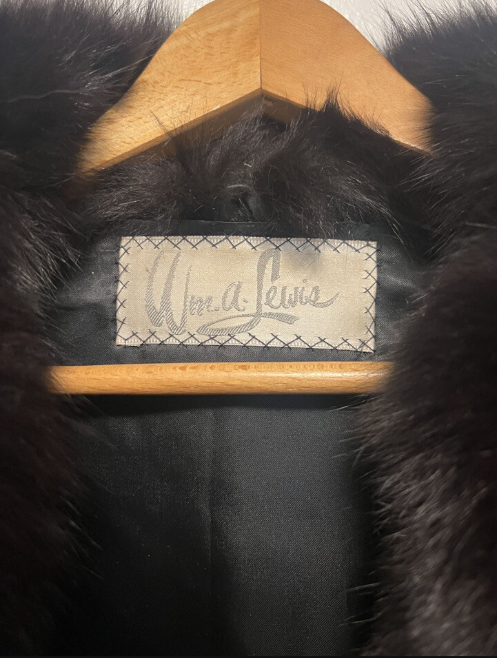William A Lewis Mink Fur Coat | eBay