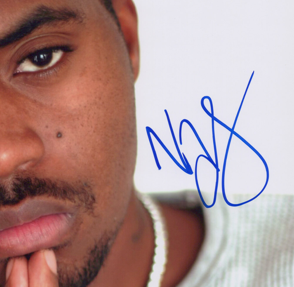 Rapper NAS signed Autographed 8X10 Photo PROOF a NASIR JONES Illmatic ...
