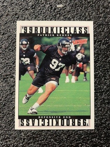 1999 Upper Deck Victory Football Card #410 Patrick Kerney Rookie | eBay