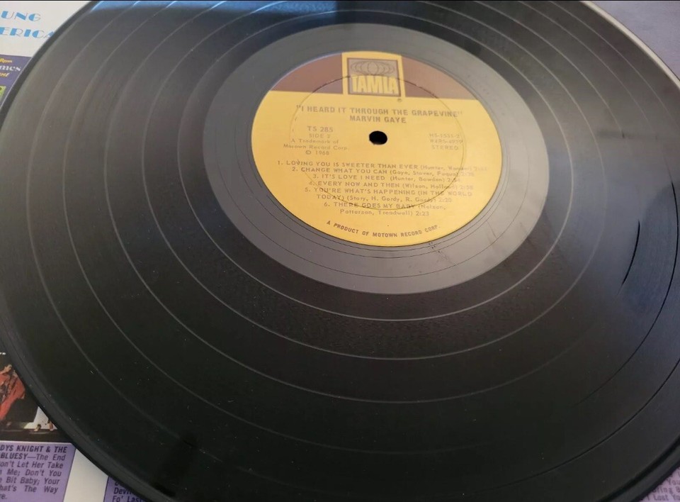Marvin Gaye I Heard It Through The Grapevine! 1968 LP VG+/VG Motown ...