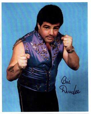 Bill Dundee Signed 7.25x9.5 Wrestling Photo Wrestler WWE Wrestler NWA ...