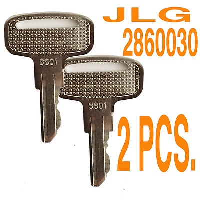 JLG 2860030 Keys - 9901 key , 2 PCS. (1 pair), E2/E600/33RTS Scissor ...