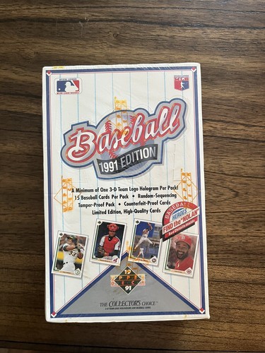 1991 Upper Deck Baseball Sealed Box ("Find The Nolan" + Michael Jordan ...