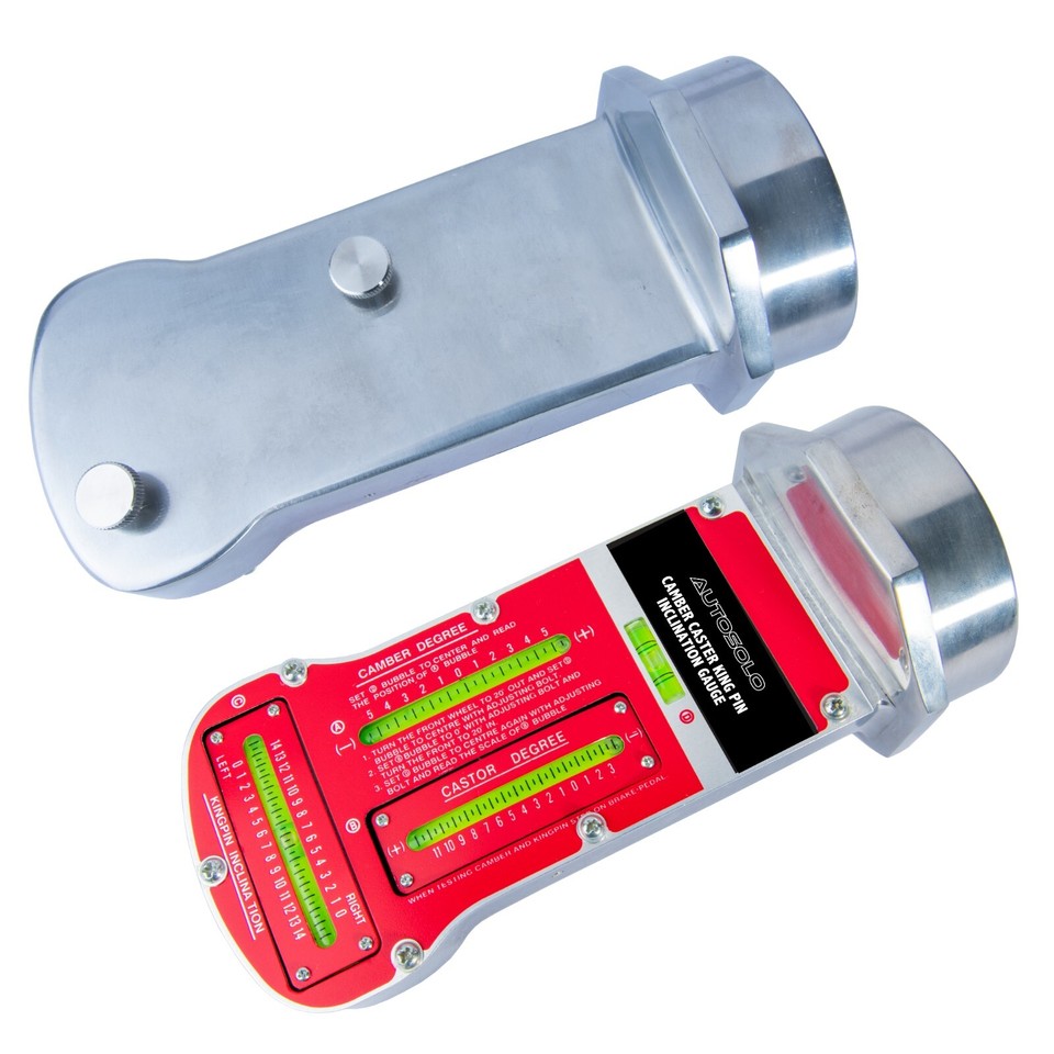 Camber, Caster, & Kingpin Inclination Wheel Alignment Gauge w/ Magnetic ...