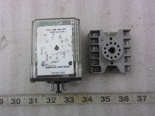 Warrick Controls Gems 16DMC1M0 11-Pin 120V Coil Relay, Used | eBay