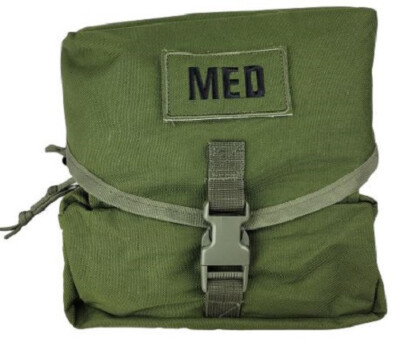 NEW Elite First Aid M-3 Trifold IFAK EMT CLS Medical MOLLE Field Bag OD ...