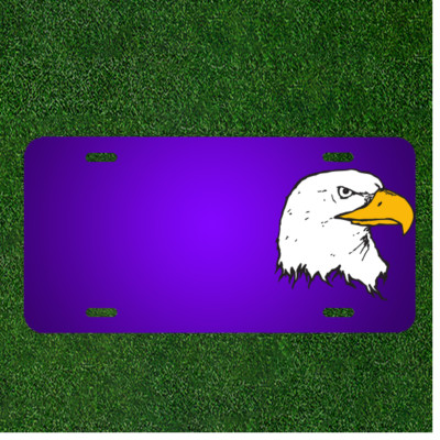 Custom Personalized License Plate With Add Names To Head Eagle Bird ...