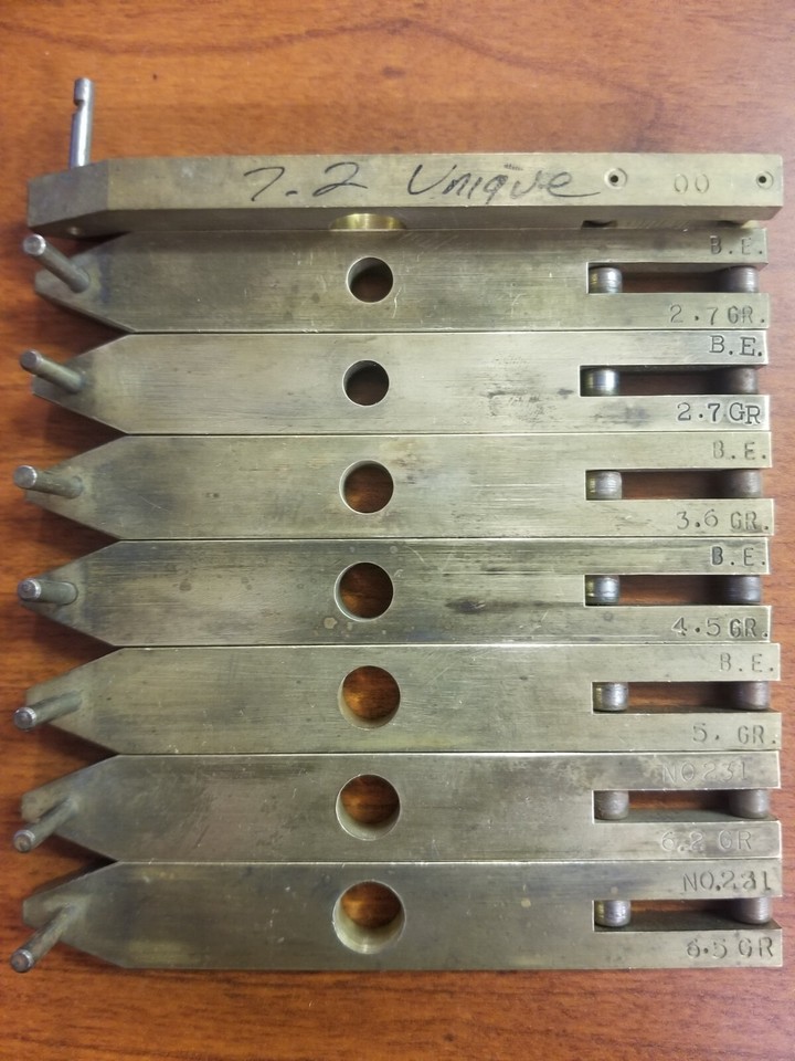 Star Machine Works Reloading Powder Press Charge Bar **YOU PICK** | eBay