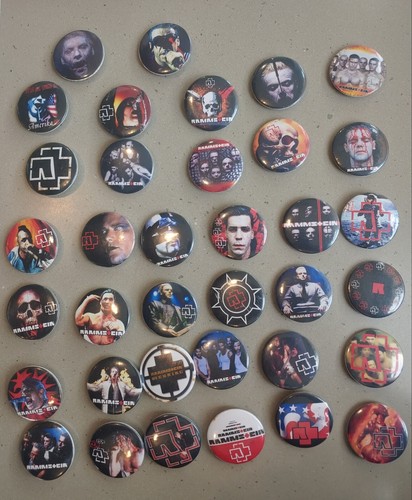 RAMMSTEIN PIN LOT. 36 Pins! No Duplicates! | eBay