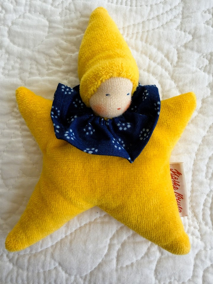 KATHE KRUSE Waldorf star doll satchet lavender Germany original ...