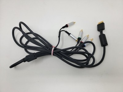 Sony PlayStation Gold Tip Component Cable OEM Compatible with PS2 & PS3 ...