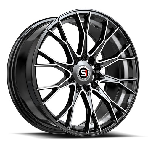 Spec-1 Wheels Rim SP-59 17x7.5 4x100/4x114.3 ET42 73.1CB Gloss Black ...
