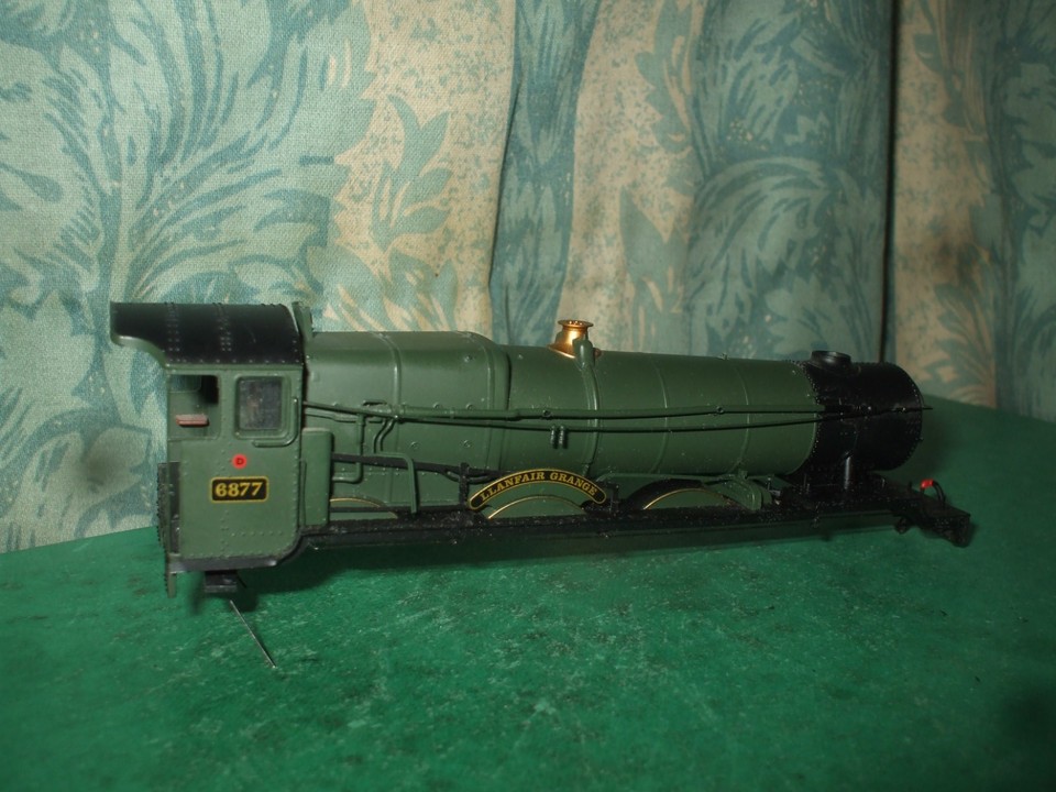 HORNBY GWR 68XX GRANGE CLASS GREEN LOCO BODY ONLY - LLANFAIR GRANGE ...