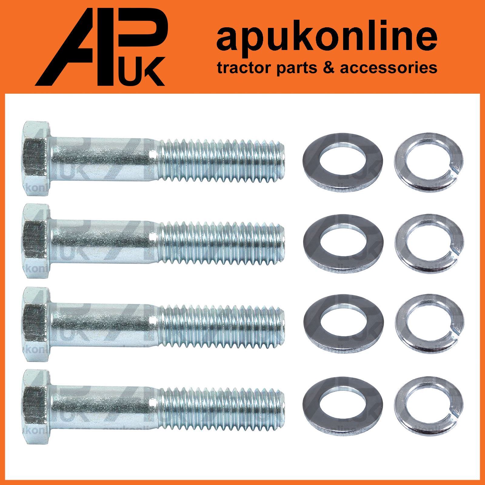 Front Weight Frame Carrier Fixing Kit Bolts Washers for Massey Ferguson ...