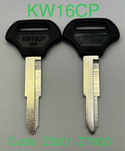 2 Key Blanks 1979-1992 Kawasaki Ninja EX 600 EX600 1985-1997 600R ...