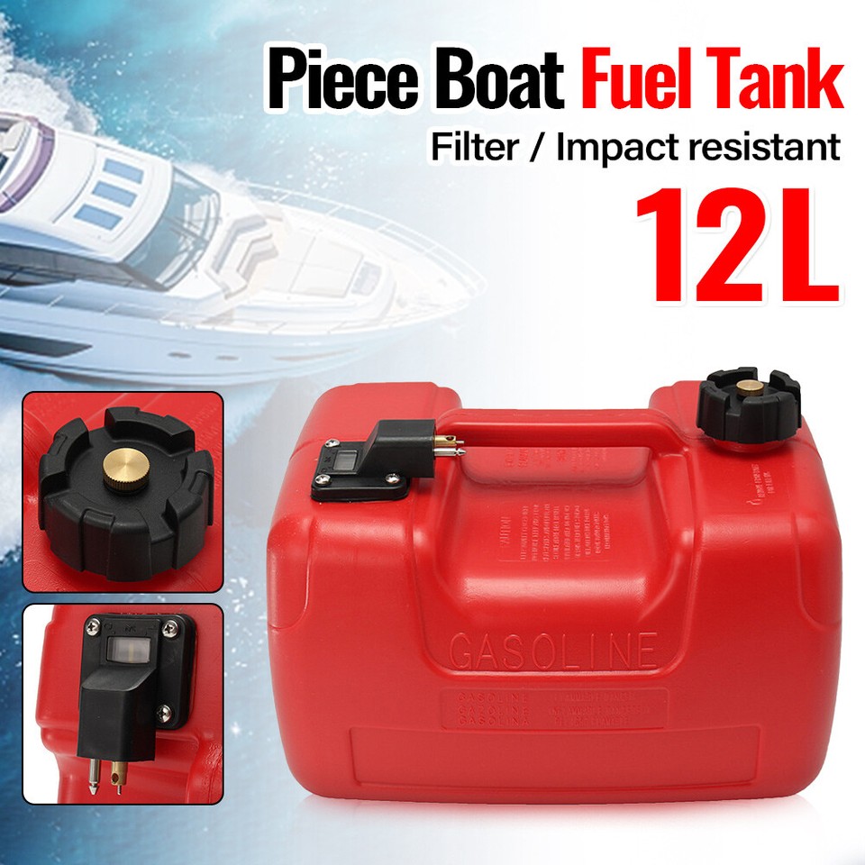 1 PC 12L 3 Gallon Boat Fuel Tank Plastic Portable Marine Outboard Boat ...