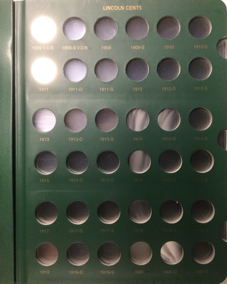 Lincoln Cents With Proof Only Issues 1909 - 2007 Coin Folder Book NEW ...