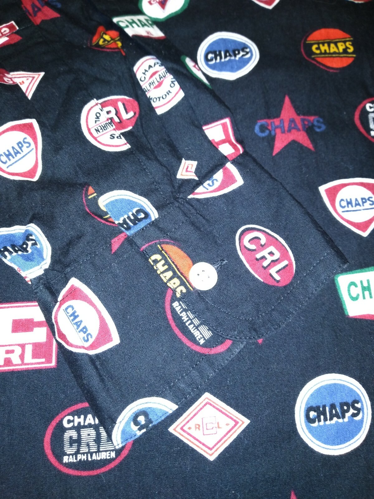 Chaps Ralph Lauren CRL VTG Men large Logos all over S… - Gem