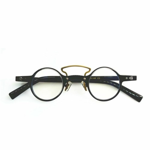 Vintage Hand Made Acetate Retro Small Round Eyeglass Frames Glasses ...