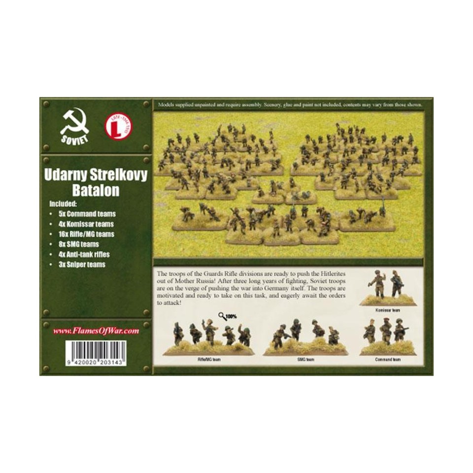 Battlefront FoW WWII Soviet 15mm Udarny Strelkovy Battalion SW (New) | eBay