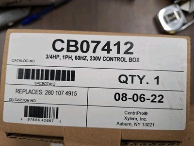 CB07412 Goulds 3/4HP Quick Disconnect Control Box 230V | eBay