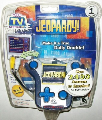 BRAND NEW JAKKS JEOPARDY PLUG & PLAY TV VIDEO GAME SEALED UNOPEN | eBay