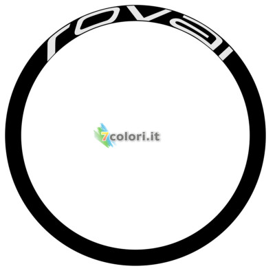 Kit 8 adesivi in vinile personalizzati per cerchi bici strada mtb ROVAL ...
