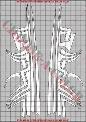 TRB4002P-X Tribal Speed RC Body Paint Mask Kit In Colors | eBay