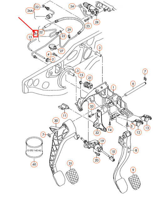 Audi 8E1721465AT Genuine OEM Hydraulic Lines for sale online | eBay