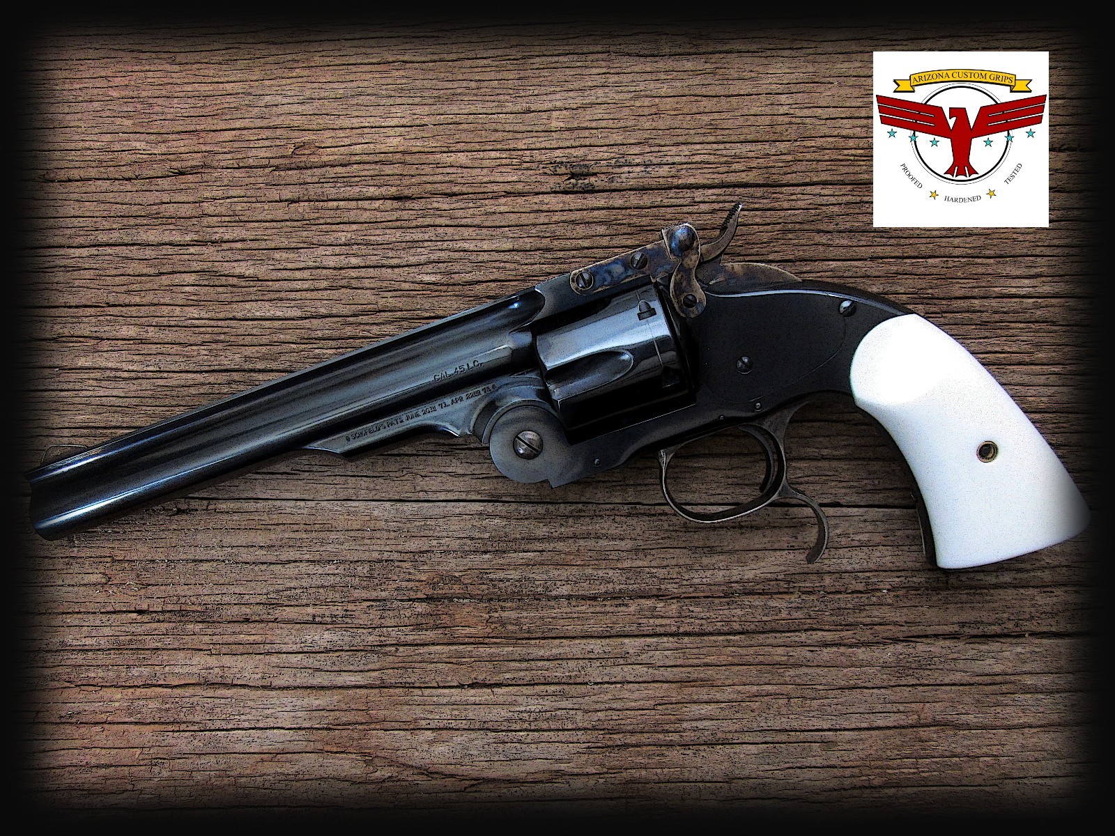 UBERTI SCHOFIELD IVORY GRIPS ~ CIMARRON NAVY ARMS STOEGER TAYLORS ...