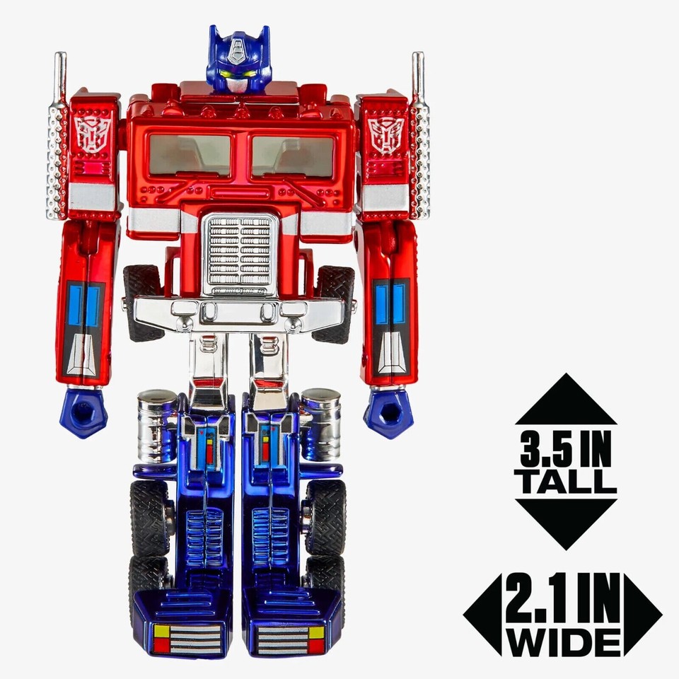 Hot Wheels Transformers Optimus Prime Die-Cast Generation 1 Edition New ...