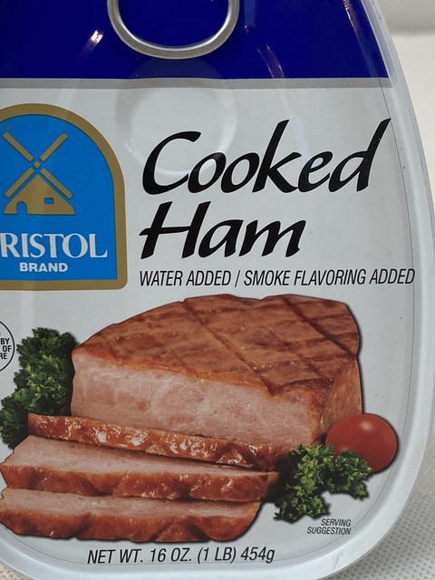 Bristol Smoke Flavor Cooked Ham, Can 16oz for sale online | eBay