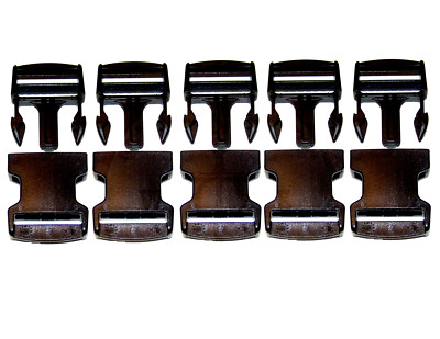 Quick Release Clip, for 1½" Inch Webbing, Acetal Plastic, 5 Pc. Set | eBay
