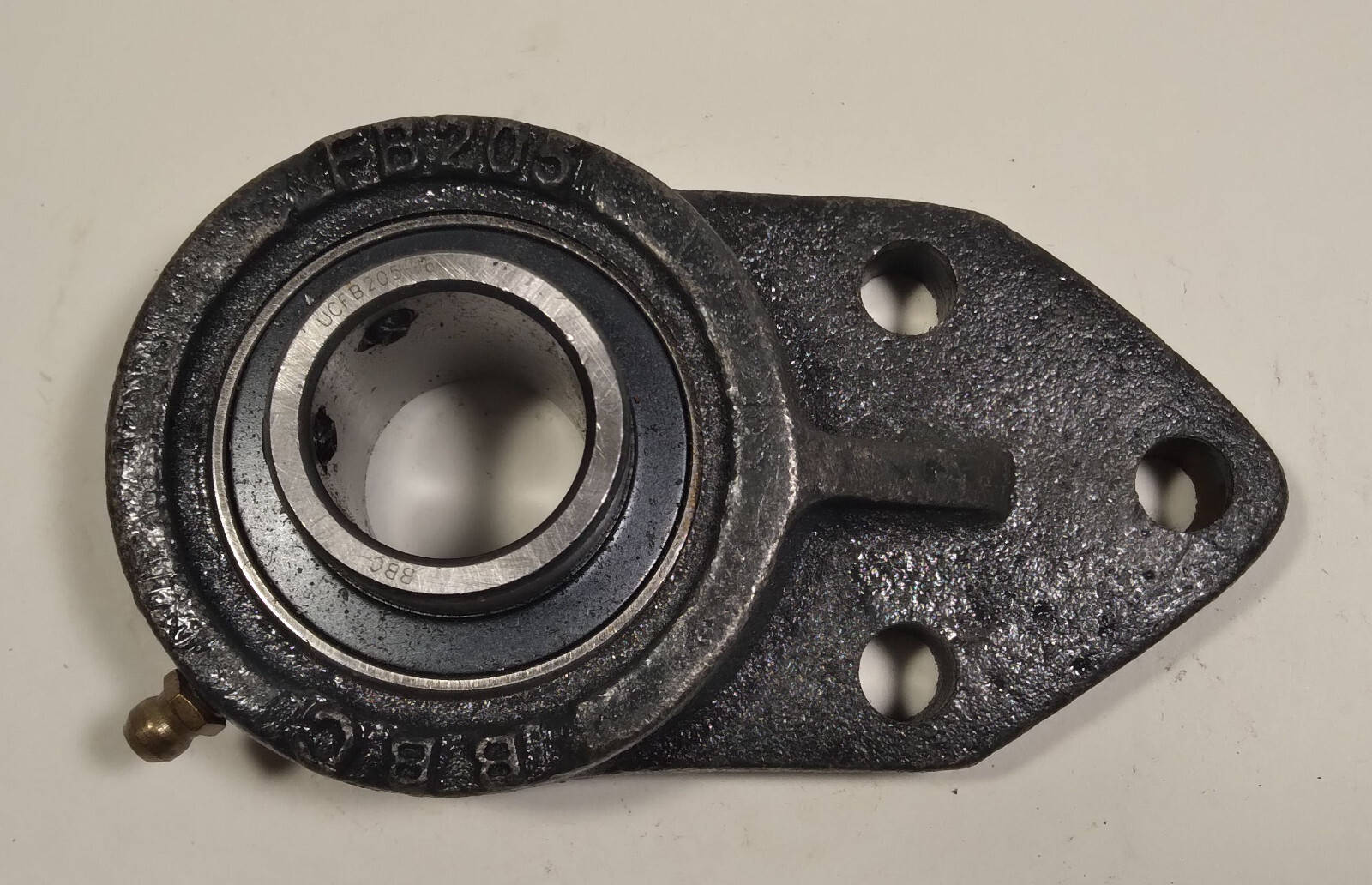 1 NEW BBC FB205 SET SCREW 3-BOLT FLANGE UCFB205-16 BEARING NNB ***MAKE ...