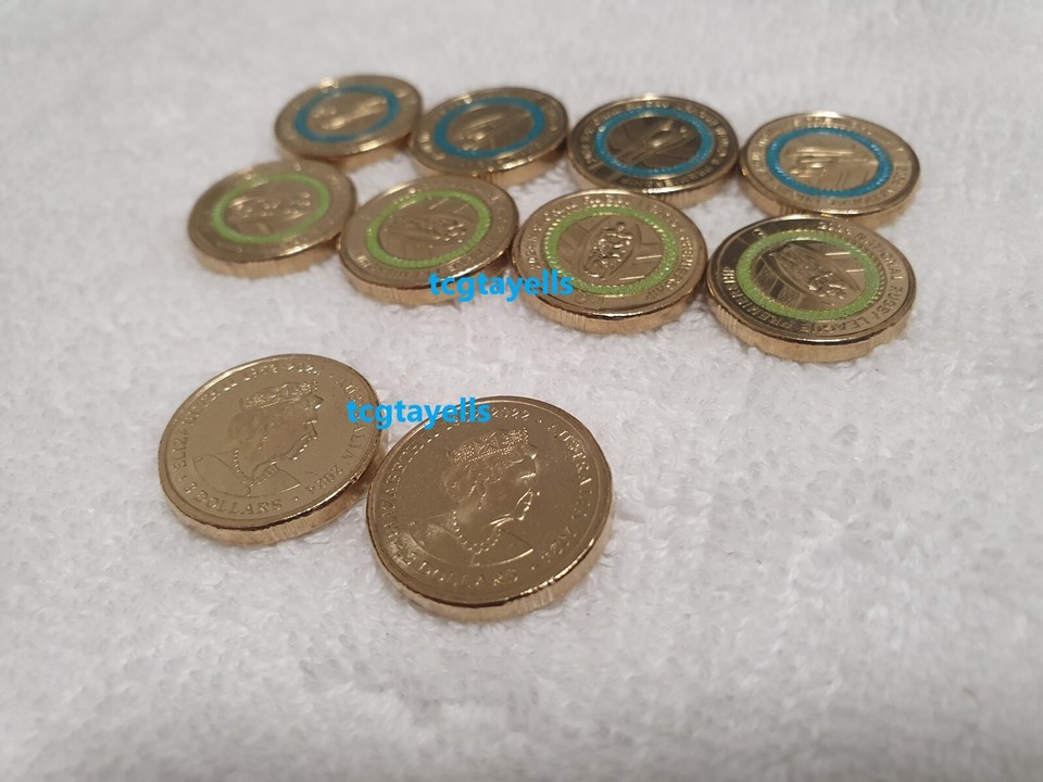2024 Rugby League Set Men's Women's NRL NRLW Coin $2 Two Dollar ...