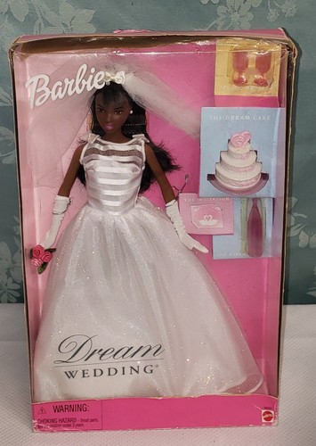 2000 Mattel Barbie Dream Wedding Barbie Doll #28557 African American ...