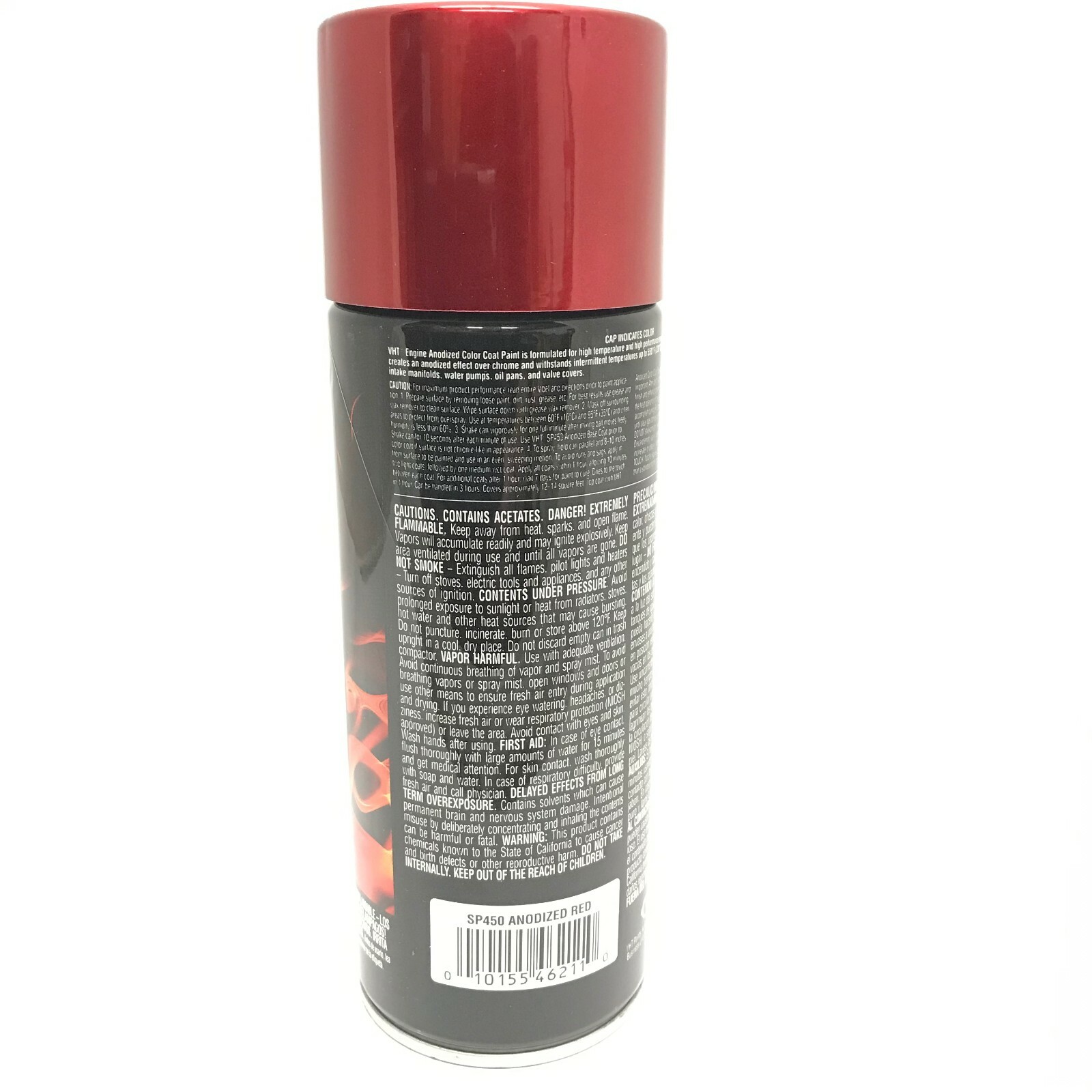 VHT SP450 RED Anodized Color Coat - High Heat Coating - 11 oz Aerosol ...