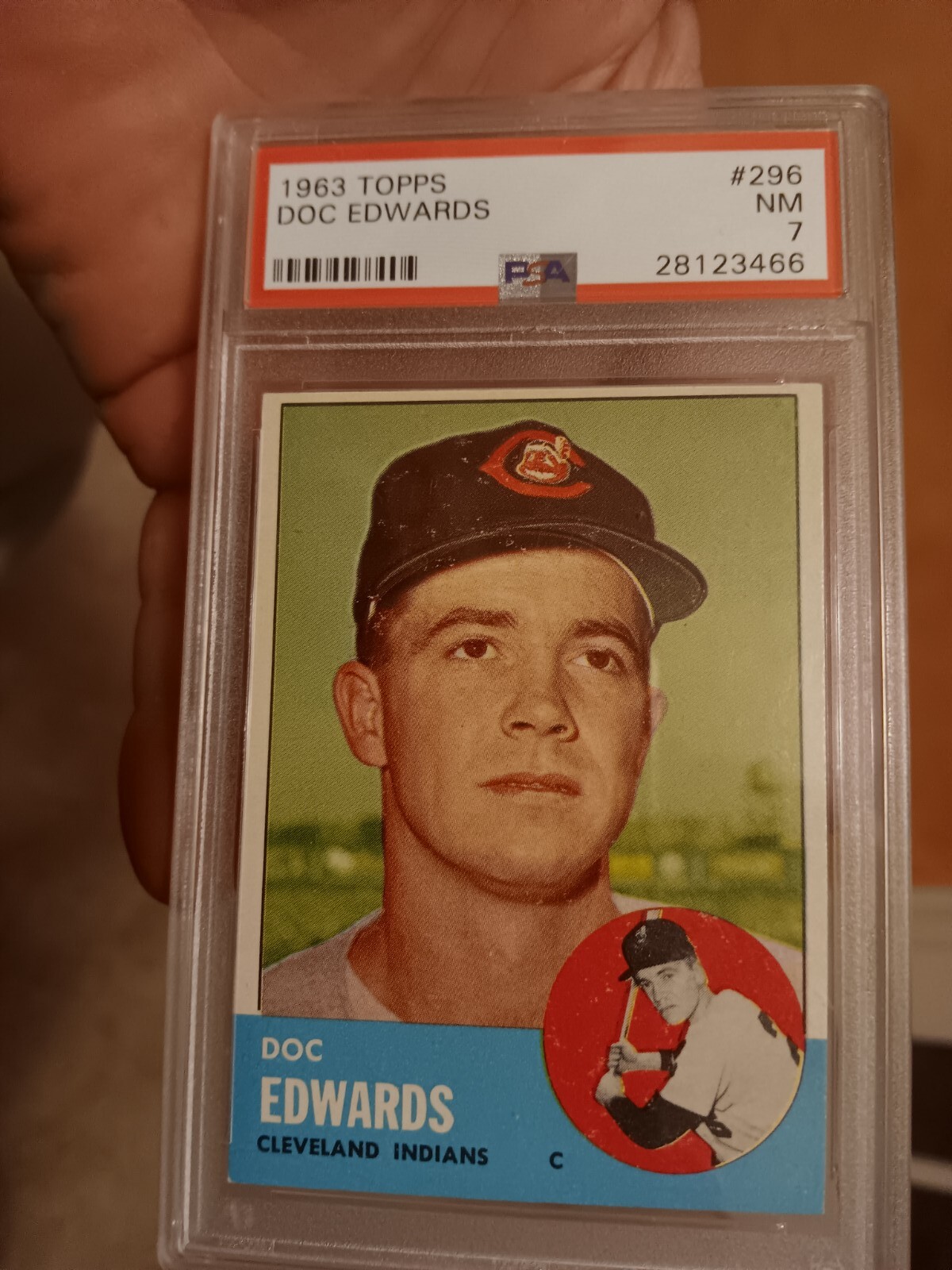 1963 Topps Baseball # 296 DOC EDWARDS PSA 7 | eBay