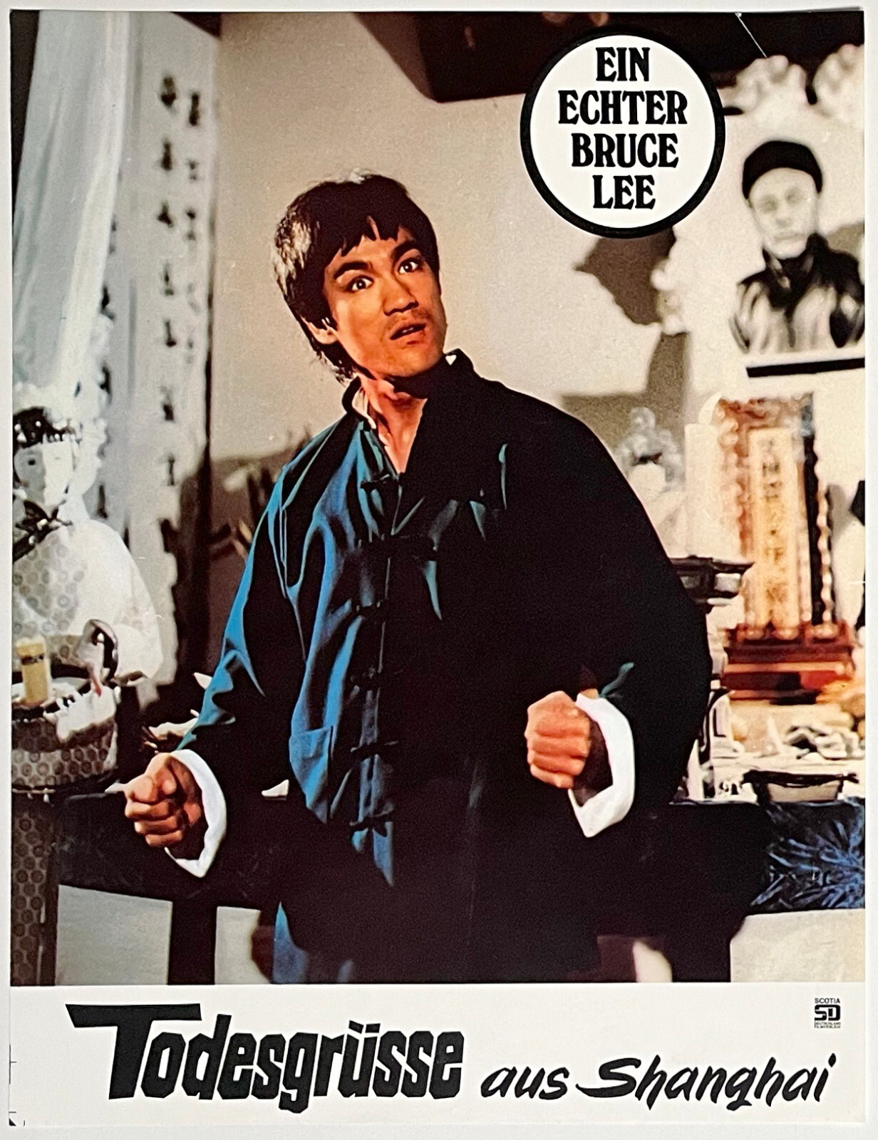 Bruce Lee FIST OF FURY lobby card original vintage movie still 1973 | eBay