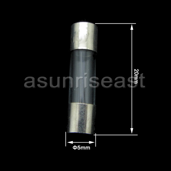100PCS 4A 250V Quick Fast Blow Glass Tube Fuse 5x20mm F4AL250V ...