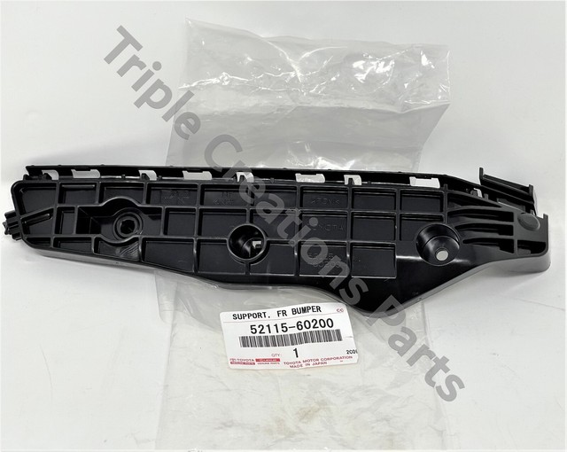 5211560200 Genuine Toyota Support Front Bumper Side RH 52115-60200 for ...