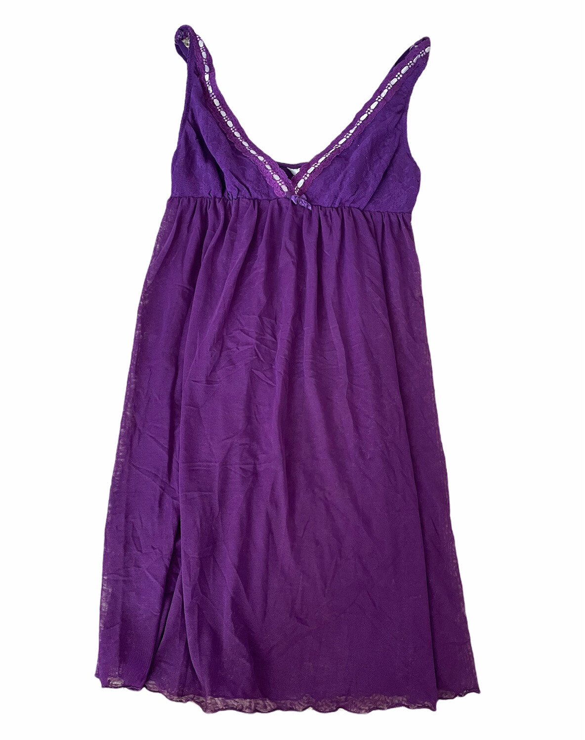 Cosabella Italy Amore Purple Lace Sheer Slip Dress Medium | eBay