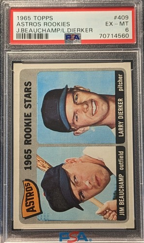 1965 Topps Larry Dierker #409 RC Houston Astros PSA 6 | eBay