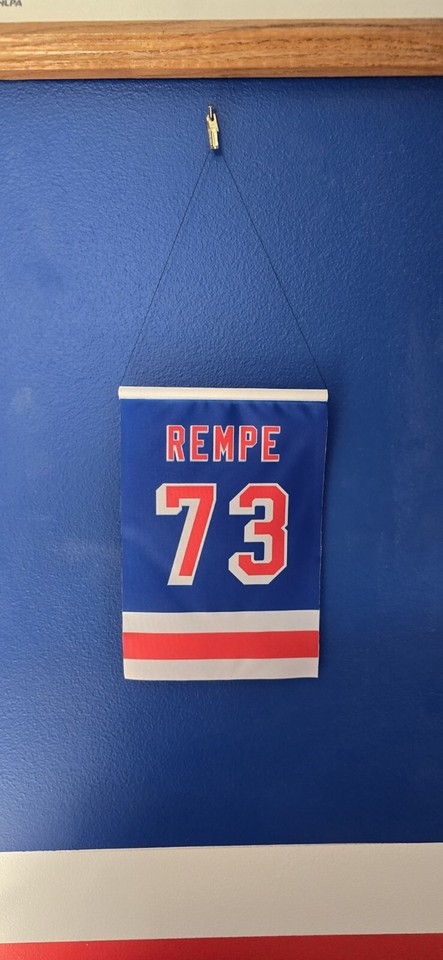 Matt Rempe New York Rangers 8x5.5 Inch Banner Flag | eBay